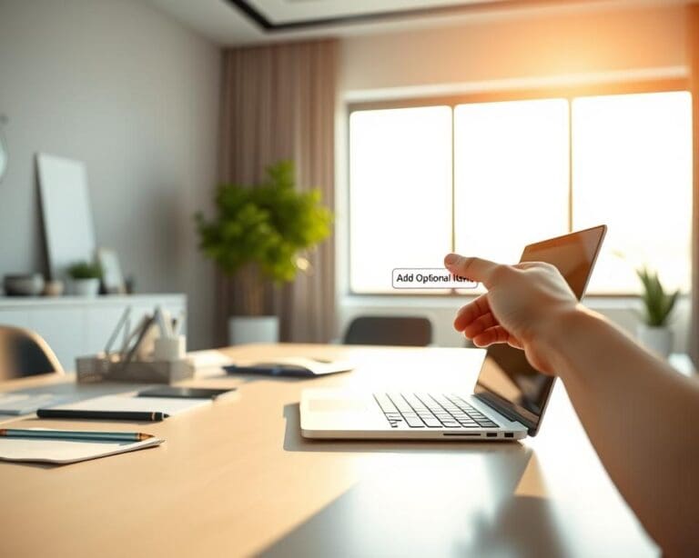 Hoe voeg je optionele artikelen toe in het systeem? | evidentwonen.nl